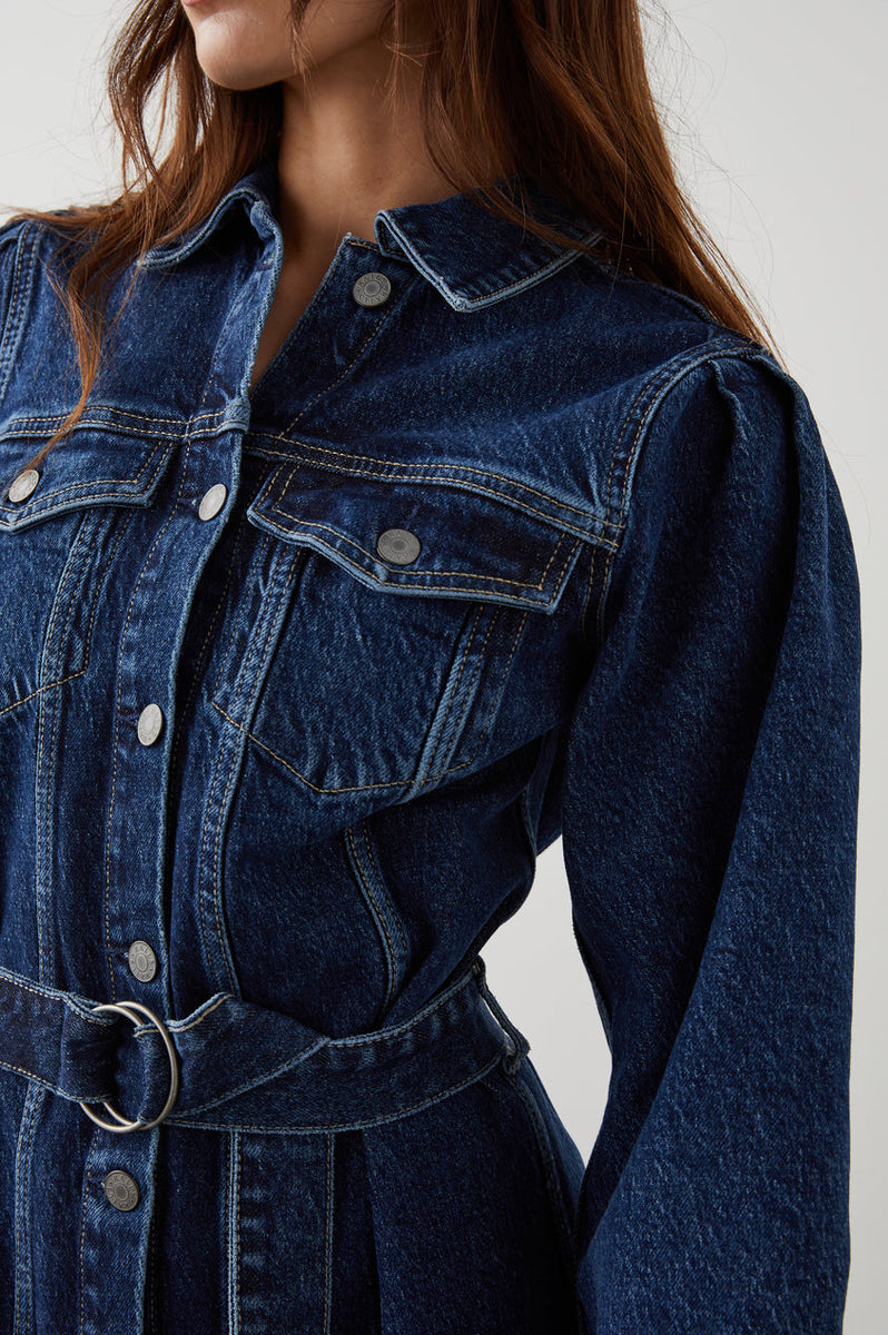 Griffith Dress - Collegiate Blue – GRAND AND MERCER