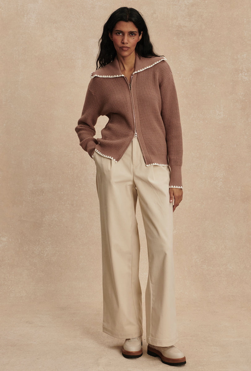 Sibley Soft Knit Jacket - Ginger Snap – GRAND AND MERCER