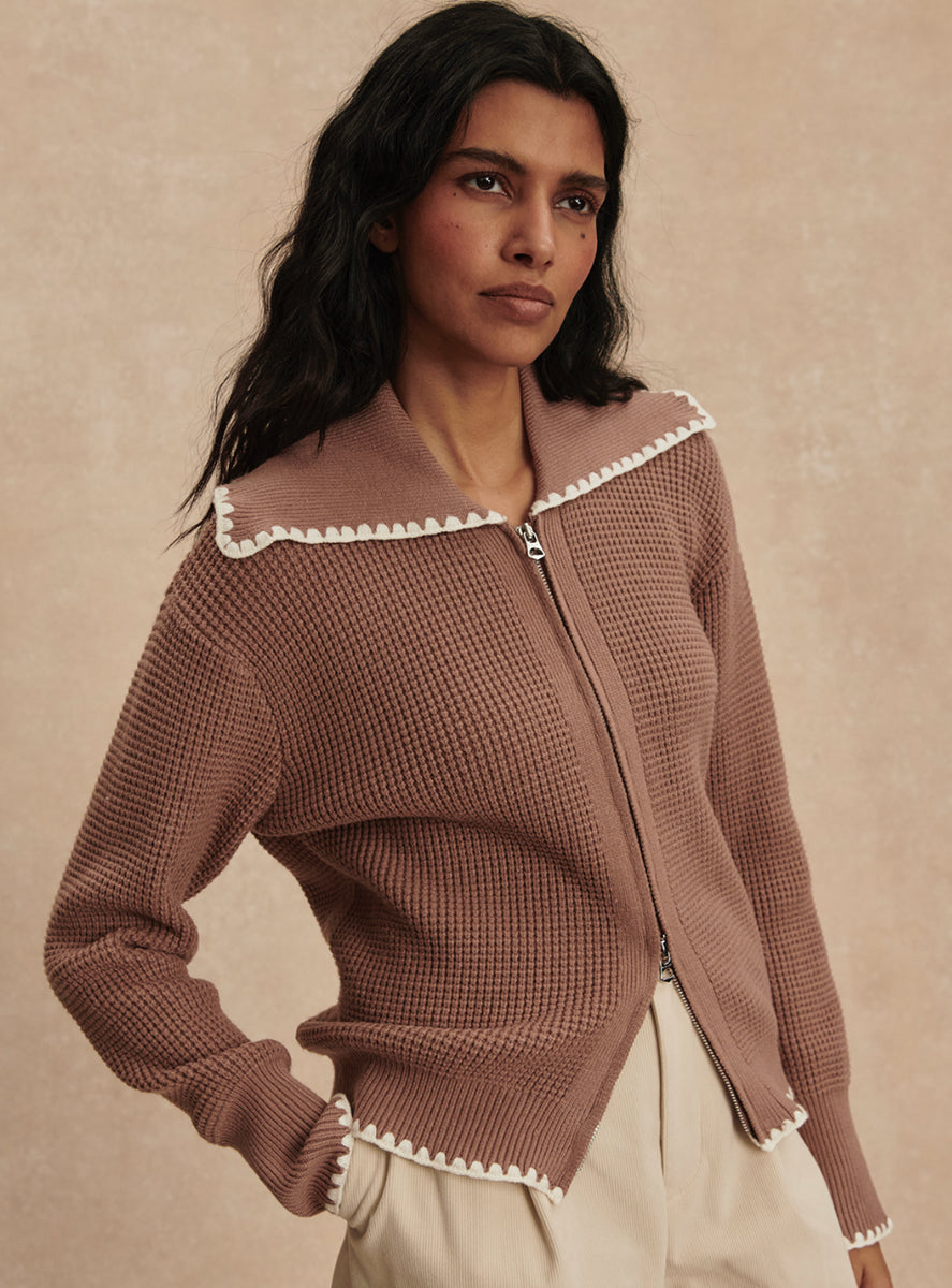 Sibley Soft Knit Jacket - Ginger Snap – GRAND AND MERCER